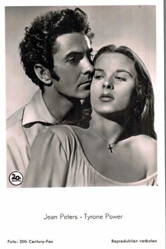 Tyrone Power-J. Peters * Original Rüdel Postcard *** No. 1704 | eBay