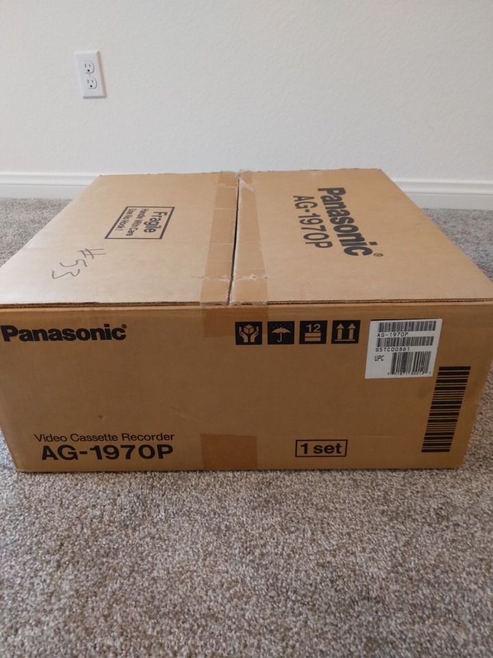 *NEW* Panasonic AG-1970P AG-1970 6-Head Hi-Fi Editing Super S-VHS VCR ...