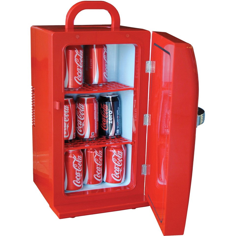 Coca-Cola Retro Mini Refrigerator, Personal Countertop Coke Dorm ...