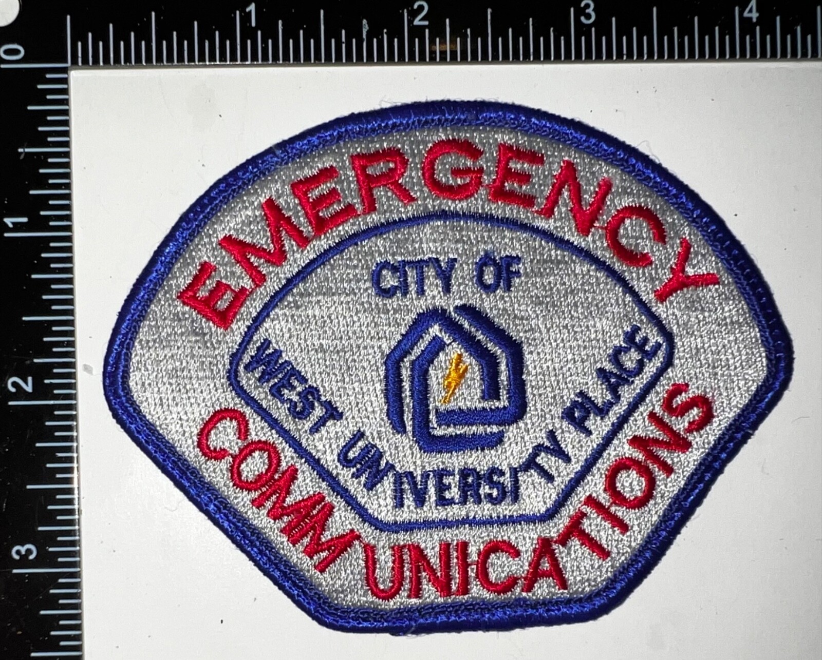 City of West University Place Texas TX Emergency Communications Patch ...