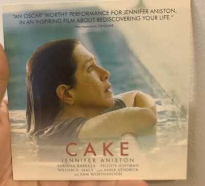 Cake (DVD, 2014) Jennifer Aniston FYC SAG Screener For Your ...