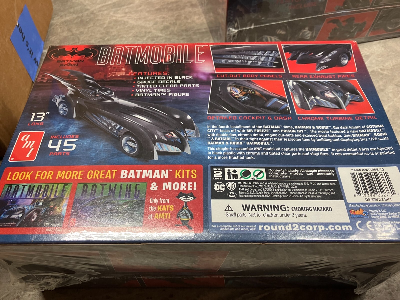 AMT 1/25 scale Batmobile model car kit - DC comics Batman + Robin | eBay