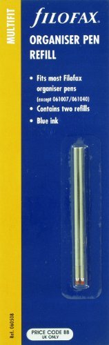 Filofax Mini Pen Refill Pack of 2 - Dark Blue | eBay Australia