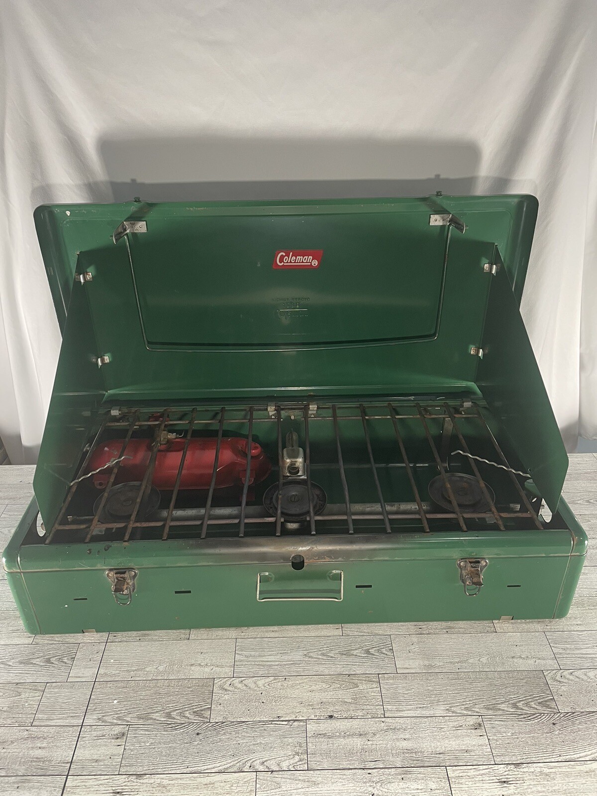 1950’s Vintage Coleman Model 426B Triple 3 Burner Green Gas Camping ...