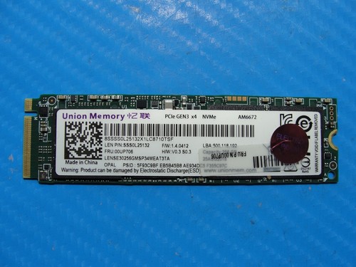 Lenovo E580 Union Memory 256GB M.2 NVMe SSD Solid State Drive ...