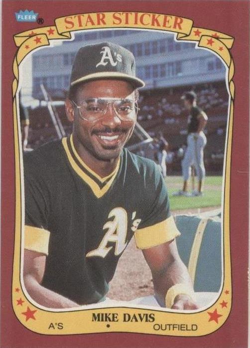 1986 Fleer Star Stickers - Mike Davis #31 for sale online | eBay