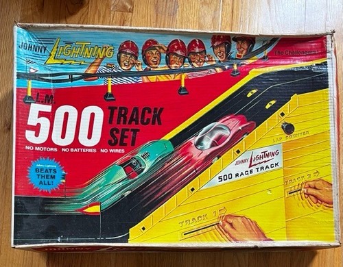 Johnny Lightning 500 Track Set - Original Parts and Box | eBay
