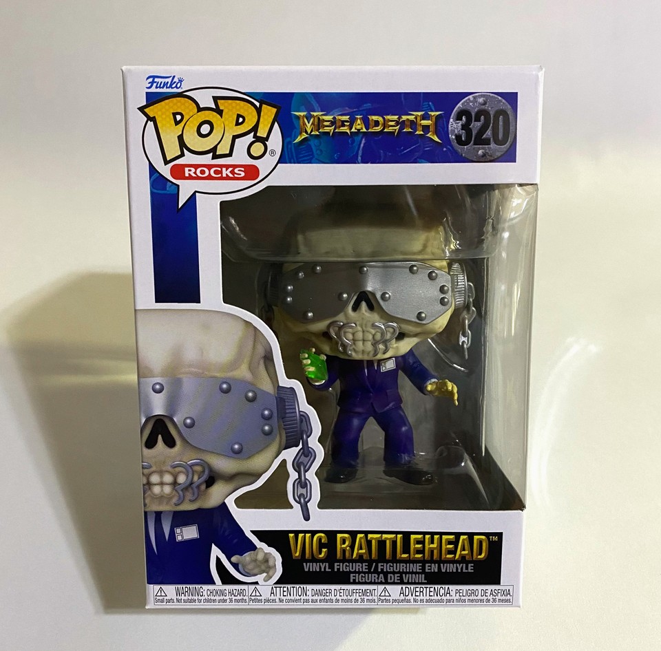 Megadeth Vic Rattlehead Funko Pop! Rocks Vinyl Figure #320 | eBay