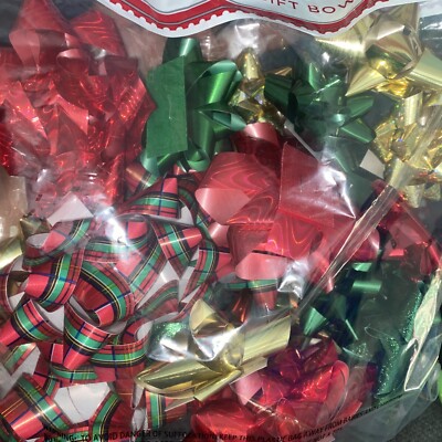 Christmas Holiday 20 Assorted Deluxe Gift Bows Variety Pack Lot Of 2 | eBay