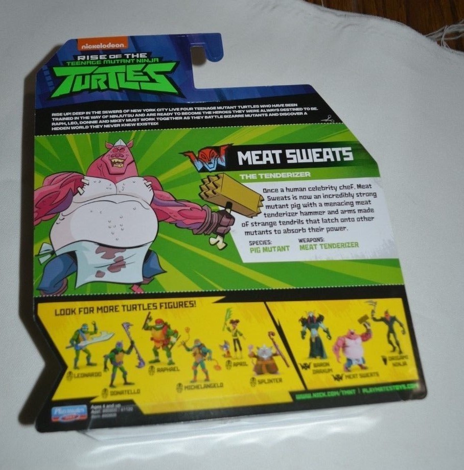 RISE OF THE TEENAGE MUTANT NINJA TURTLES MEAT SWEATS THE TENDERIZER | eBay