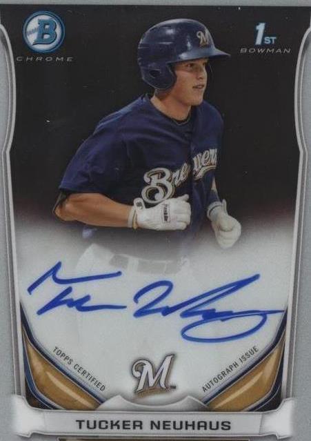 2014 Bowman - Prospect Autographs Chrome Tucker Neuhaus #BCAP-TN (AU ...