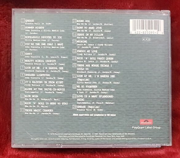 Grease (Original Soundtrack) by Various Artists (CD, 1991) | eBay