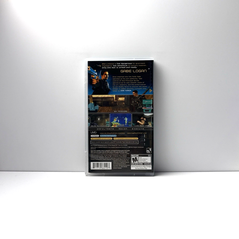 Syphon Filter: Dark Mirror Sony PlayStation Portable CIB Refurbished ...
