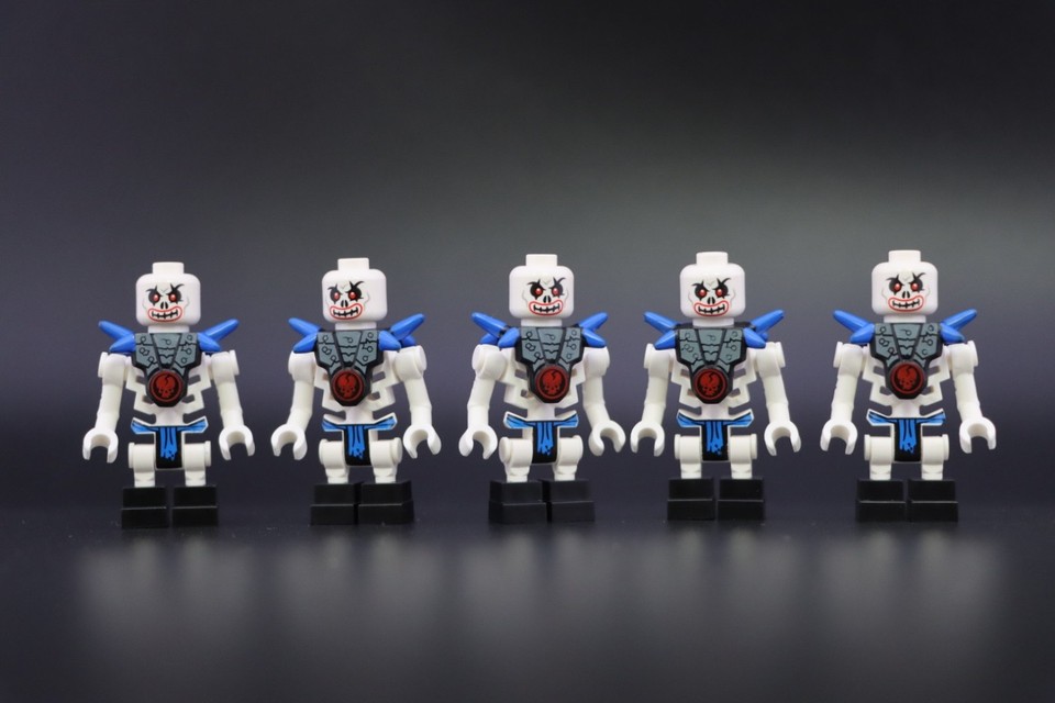 LEGO® Krazi Skeleton Minifig X5 Huge Army Lot Ninjago Skulkin Genuine ...