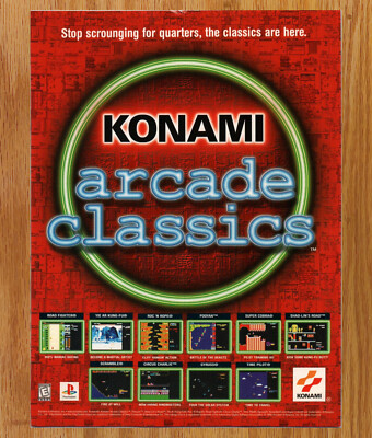 Konami Arcade Classics Gyruss Cobra - Video Game Print Ad Poster Promo ...
