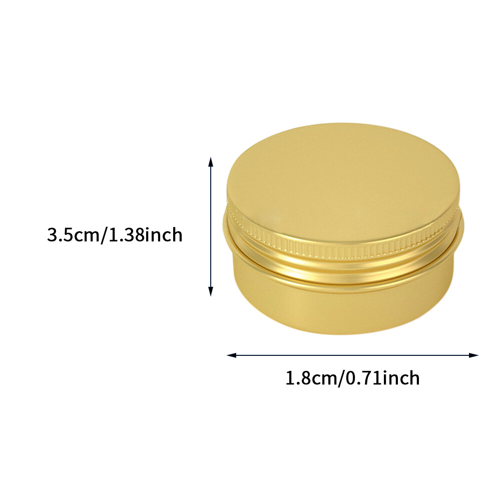 10ml Multifunctional Portable Cream With Lid Screw Top Aluminum Can ...