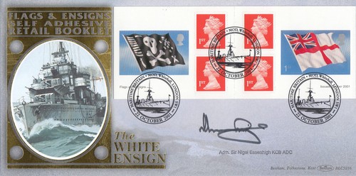 (105849) Benham ADMIRAL SIR NIGEL ESSENHIGH SIGNED Flags & Ensigns ...