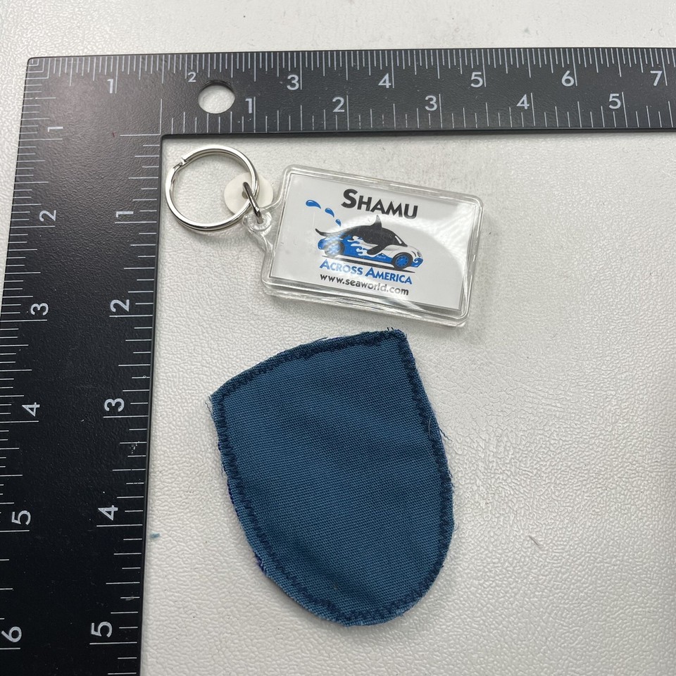 Vtg SEAWORLD THEME PARK Orlando Florida Patch + 1 Shamu Orca Whale ...