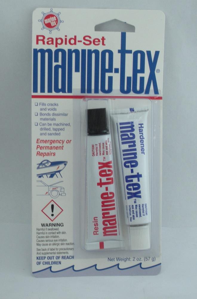 Marine-Tex RM320K Rapid-Set Epoxy Repair Kit Color Gray 2 oz with ...