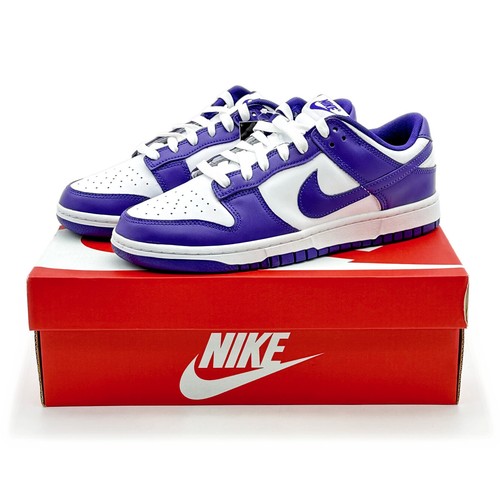 DD1391-104 Nike Dunk Low Championship Court Purple White (Men's) | eBay