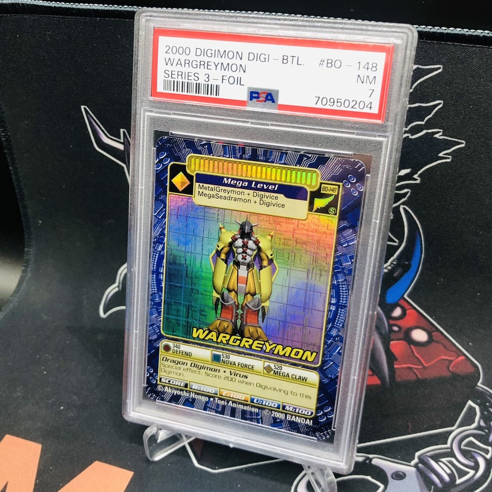 HOLY GRAIL WARGREYMON Digi-Battle Card Series 3 BO-148 Holo Foil ...
