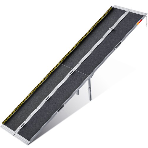 Portable Wheelchair Ramp 10FT Non-Slip Aluminum Folding Handicap Ramp ...