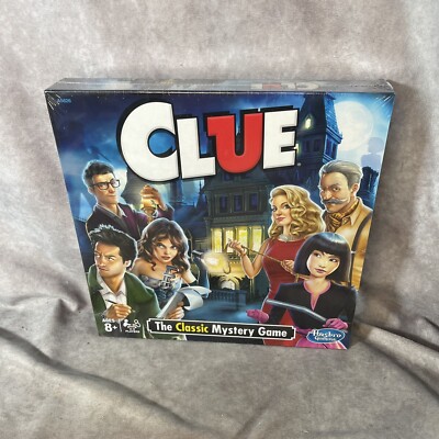 Hasbro - CLUE BOARD GAME - The Classic Mystery Game - Factory Sealed ...