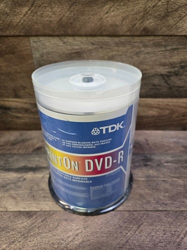 TDK 8X DVD+R Print On One SidedPrintable Disc Spindle | eBay