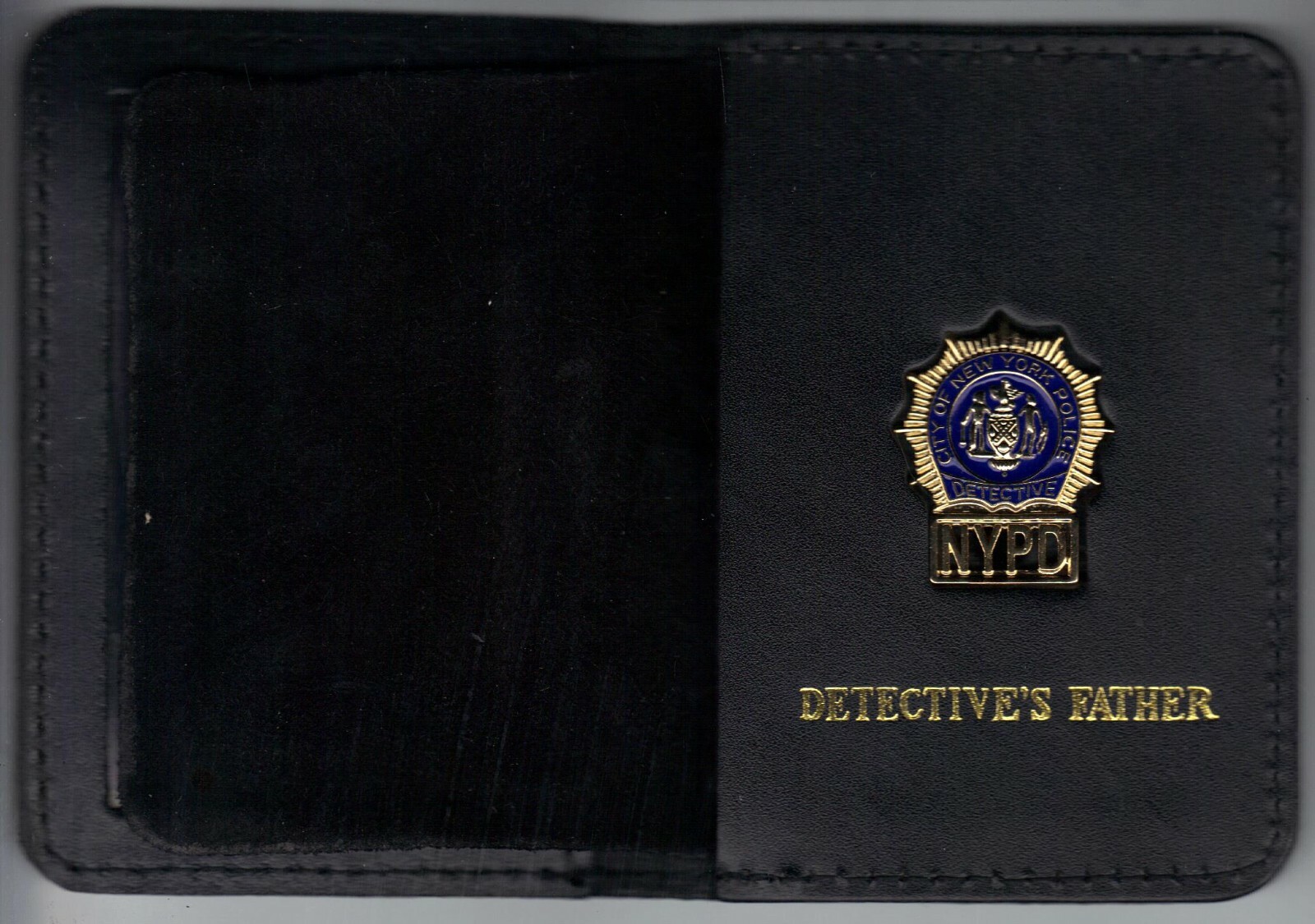 Police Detectives Father 1-inch cut-out letters pin wallet | eBay