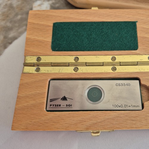 Graticules Pyser SGI Stage Micrometer 100x0.01=1mm with case | eBay UK
