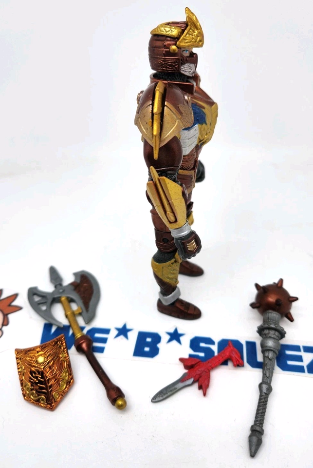 Mystic Knights of Tir Na Nog Garrett Forest 5" Figure w weapons Bandai ...