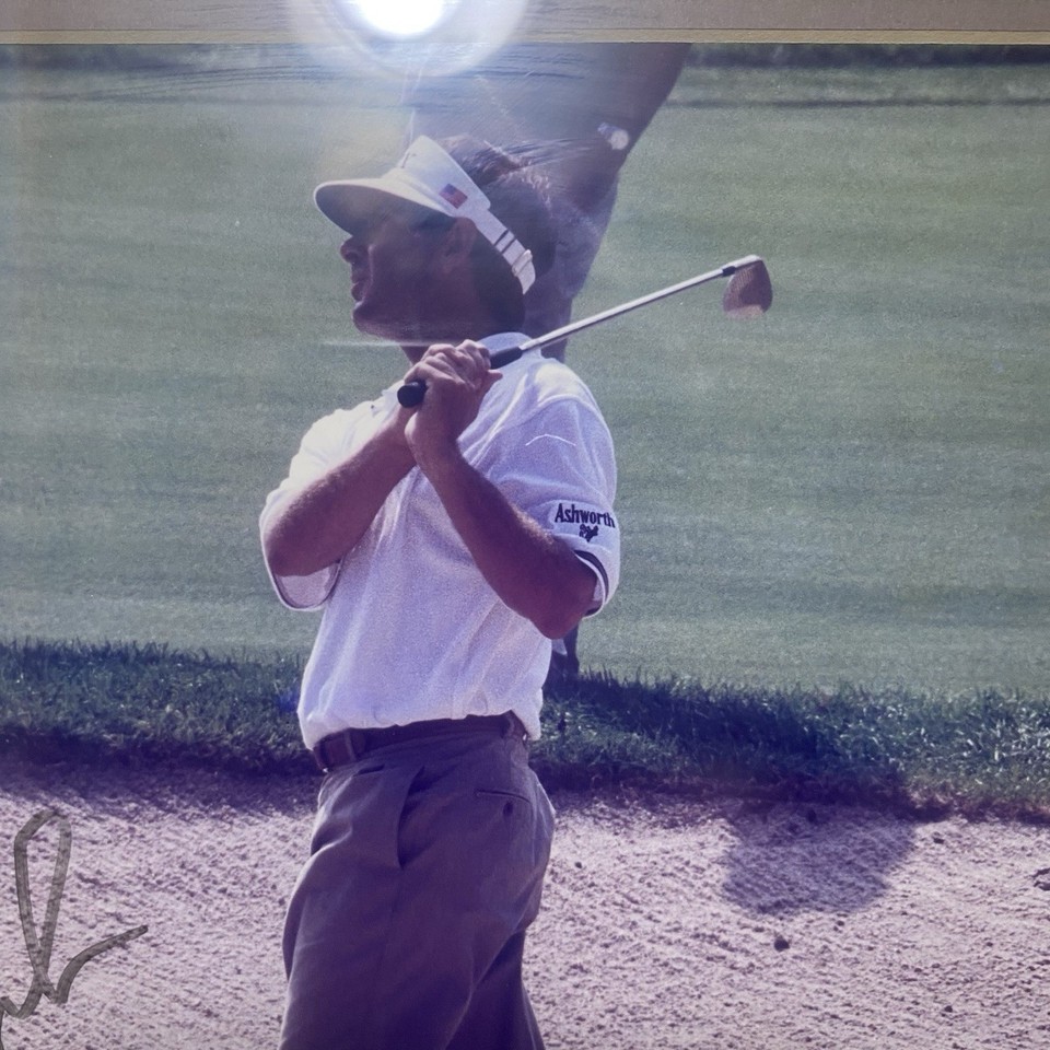 Fred Couples Autographed Golf Photo Green Wood Frame 15x18” | eBay