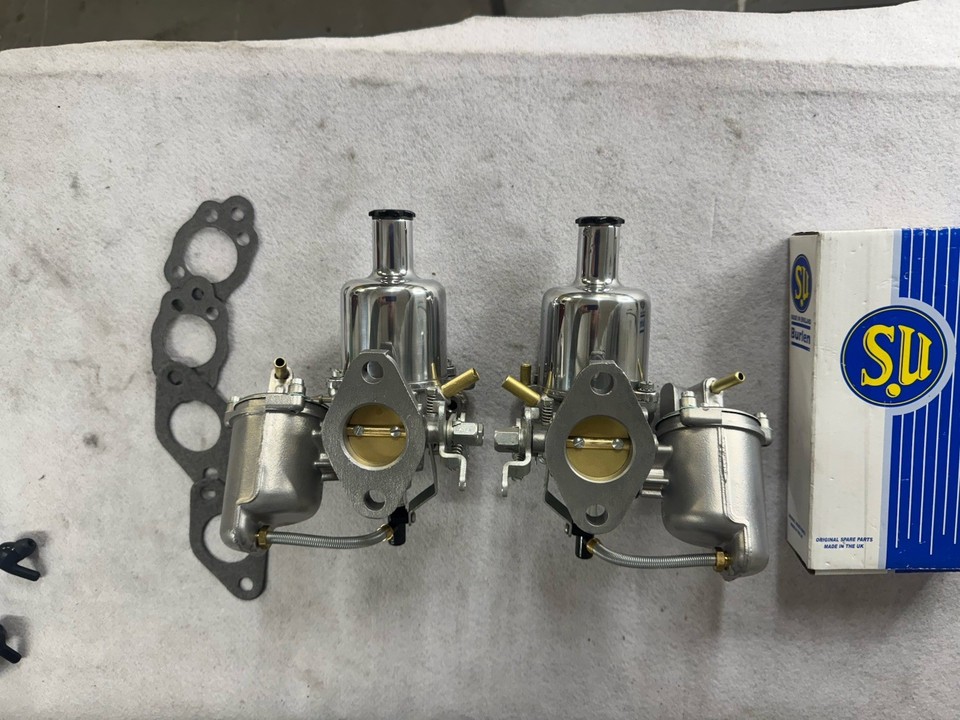 Classic Mini Cooper S MK3 1275 Twin HS2 1" 1/4 SU carburettors fully ...