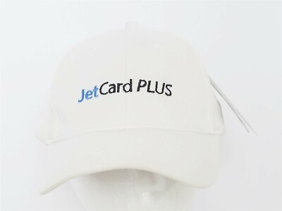 Jet Card Plus Airline Aviation White Ball Cap Hat NuFit L/XL NEW | eBay