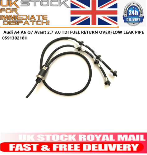 For Audi A4 A6 Q7 Avant 2.7 3.0 V6 TDI FUEL RETURN OVERFLOW LEAK PIPE ...