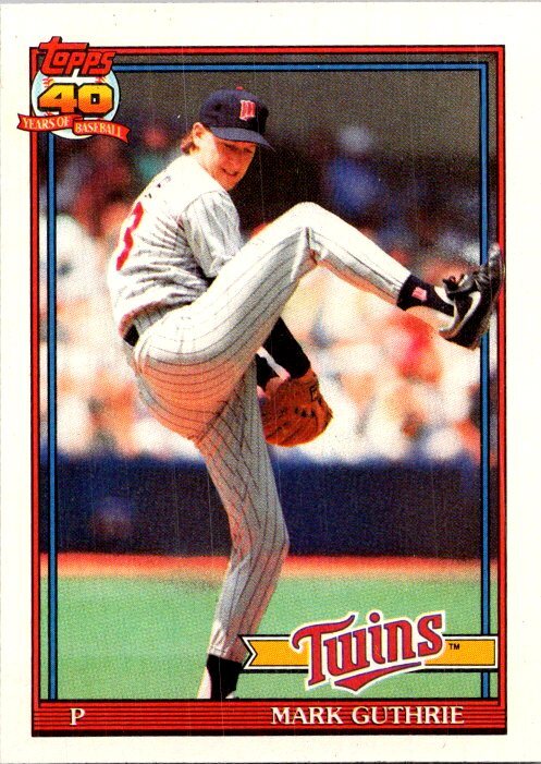 1991 Topps #698 Mark Guthrie | eBay