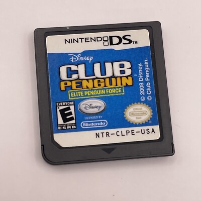 Club Penguin: Elite Penguin Force (Nintendo DS, 2008) Game Cartridge ...