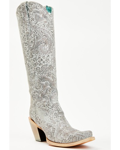 Corral Women's Floral Embroidered Tall Western Boot - Snip Toe - A4482 6 1/2 M 193109754247 | eBay
