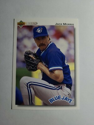 JACK MORRIS 1992 UPPER DECK BASEBALL CARD # 732 D4806 | eBay