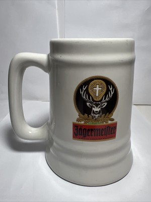 Jagerfest 1999-2000 Jagermeister beige ceramic stein Beer mug tankard ...