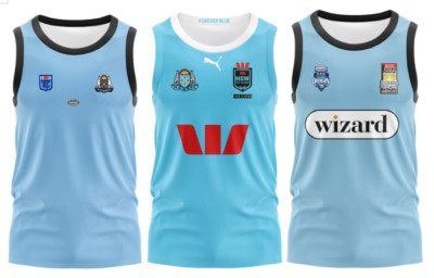 1985 Rugby vest Men's State of ORIGIN NRL Inheritance jersey Guernsey ...