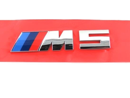 Bmw M5 로고 Bmw M5 Emblem Black Glossy New In Foil, Lettering,