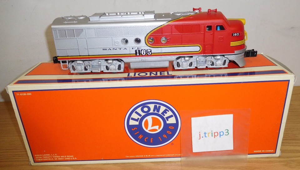 LIONEL #38215 SANTA FE FT DIESEL ENGINE 165 TRAINSOUNDS O GAUGE TRAIN ...