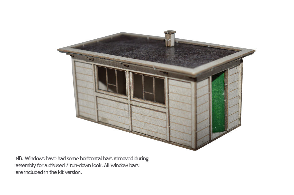 2 x LASER CUT LNER SECTIONAL CONCRETE HUTS FOR OO SCALE 4mm MODEL ...