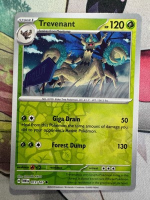 Trevenant Reverse Holo English Pokemon TCG BKBR968 | eBay