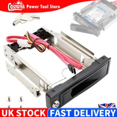 5.25'' PC Drive Bay 3.5'' SATA lll HDD Hard Drive Internal Caddy Case ...