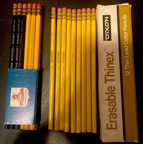 AW Faber The Winner 2307T 2309T Dixon Thinex 474T Blue & Yellow 21 ...