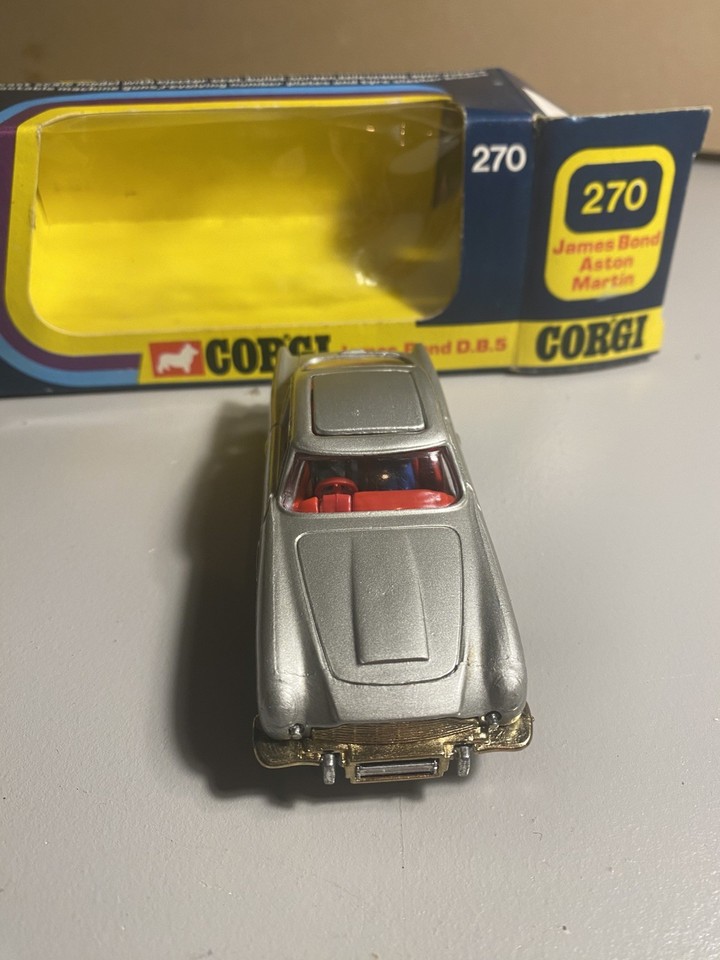 Corgi 270 James Bond DB5 Diecast Model Aston Martin 1973 w/Secret ...