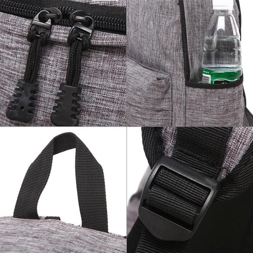 Multi-Function Canvas Laptop Backpack - Fits 15.6 Macbook Samsung Sony ...