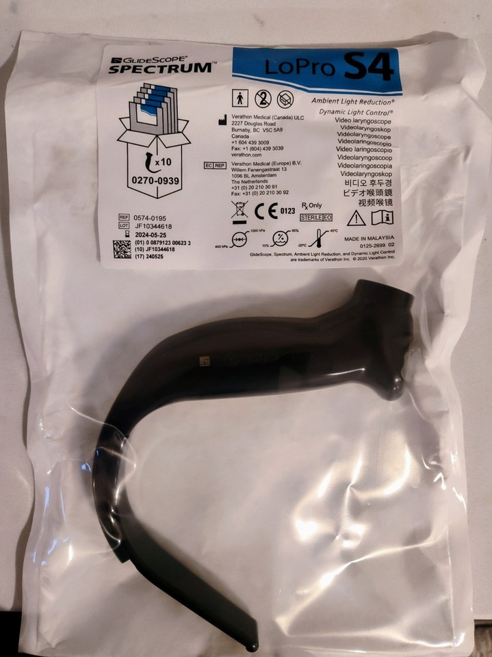 NEW Box OF 10 GLIDESCOPE SPECTRUM LOPRO S4 #0574-0195 | eBay